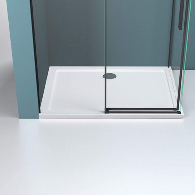 Rectangle Shower Tray 1500x700mm Stone Resin White Finish Slimline 40 mm