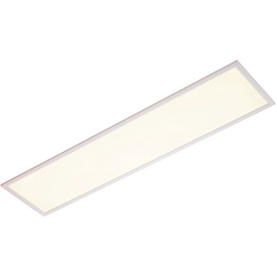 Rectangular Backlit LED Ceiling Panel Light - 1195 x 295mm - 40W Cool ...