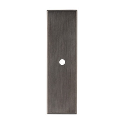 Rectangular Cabinet Knob Backplate-Dark Bronze PVD