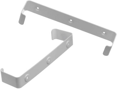 Rectangular Ducting Ventilation Mounting Clip 110x55mm / 4" White ...