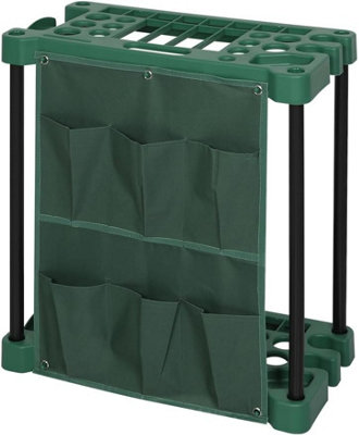 Rectangular Garage & Garden Tool Storage Rack - Holds up to 40 Tools ...