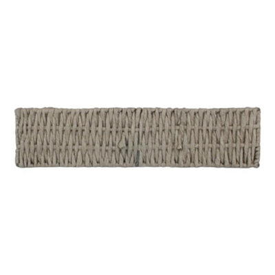 Rectangular Grey Straight Sided Paper Rope Trays