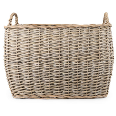 Rectangular Log Basket for Wooden Logs Practical