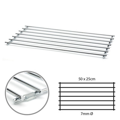 Rectangular Trivet for Kitchen Worktops Saver Set Metal Trivet Chrome ...