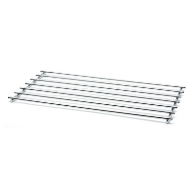 Rectangular Trivet for Kitchen Worktops Saver Set Metal Trivet Chrome ...