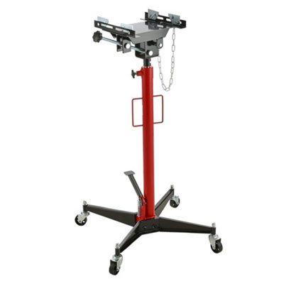 Red 0.5 Ton Foot Pump Spring Loaded Vertical High Lift Transmission Jack