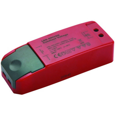 RED 24V DC 20W Constant Voltage LED Driver / Transformer Light Power ...