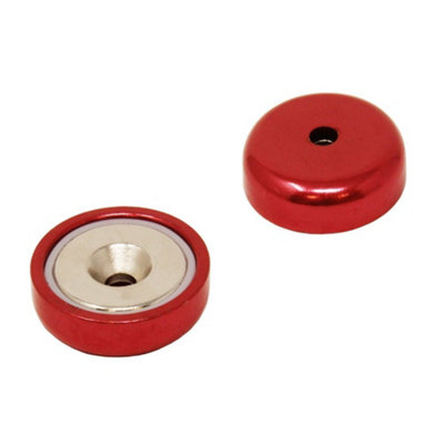 Red A Type Neodymium Pot Magnet for Arts, Crafts, Model Making, DIY ...