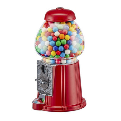 Red American Style Money Box Coin Bank Gumball Sweet Candy Dispenser ...