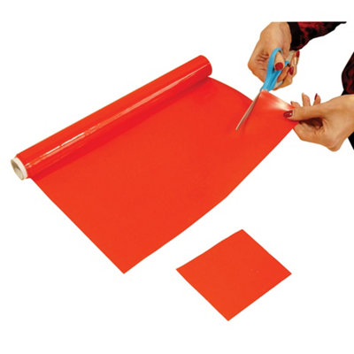 Red Anti-Slip Silicone Roll - Versatile Grip and Easy Clean Solution