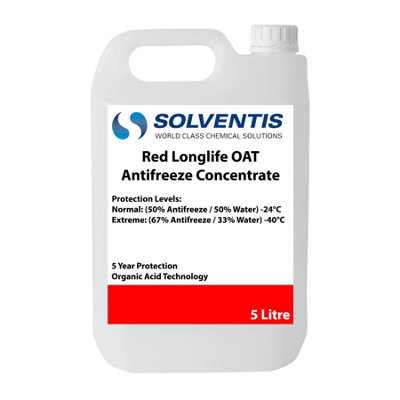 Red Antifreeze Concentrate Coolant Long Life Red Coolant G12+ Engine ...