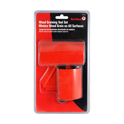 Red Devil Wood Graining Tool Set