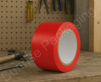 RED Duct Tape 48mm x 45m Heavy Duty Waterproof Gaffer Tape Roll Strong ...