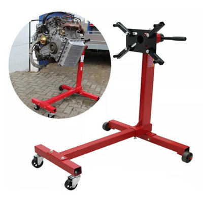 Red Engine Gearbox Support Stand 1000 lbs 450kg Heavy Duty Swivel ...