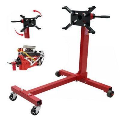 Red Engine Gearbox Support Stand 1000 lbs 450kg Heavy Duty Swivel ...