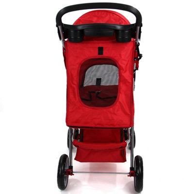 Red Folding Pushchair Pet Stroller