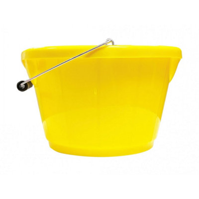 Red Gorilla B4 Shallow Bucket Yellow 10 Litre Multi Colour (One Size)