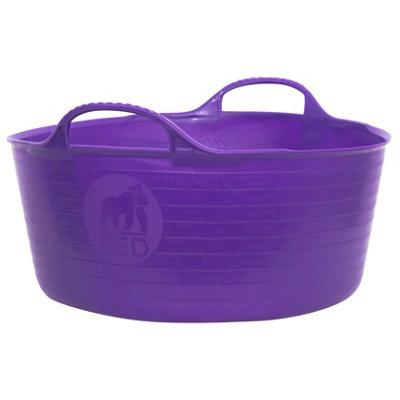 Red Gorilla - Gorilla Tub Small shallow 15L - Flexible Heavy-Duty LDPE ...