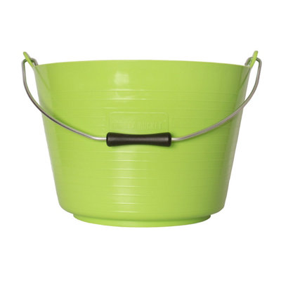 Red Gorilla Horse Feed Bucket Pastel Green (22L)