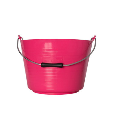 RED GORILLA HORSE FEED BUCKET PINK (22L)