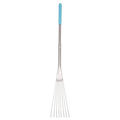 Red Gorilla Large Metal Rake / Sky Blue