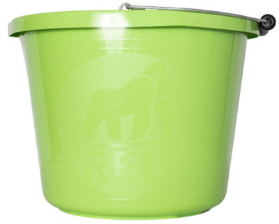Red Gorilla - Premium Bucket 15L - Heavy-Duty Recyclable Plastic ...