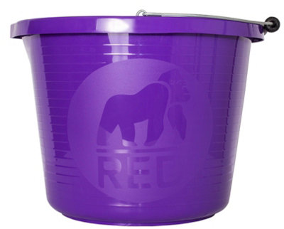 Red Gorilla - Premium Bucket 15L - Heavy-Duty Recyclable Plastic ...