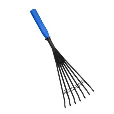 Red Gorilla Short Plastic Rake / Blue