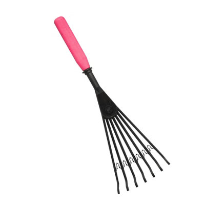 Red Gorilla Short Plastic Rake / Pink