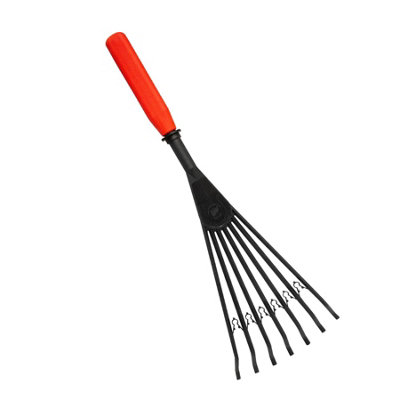 Red Gorilla Short Plastic Rake / Red | DIY at B&Q