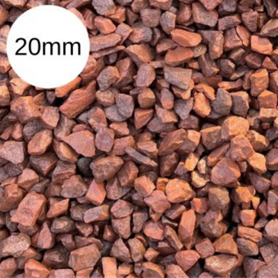 Red Granite 20mm Decorative Garden Aggregates Borders Paths Driveways ...