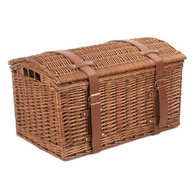 Red Hamper EH141 Wicker Small Light Steamed Domed Storage Hamper | DIY ...