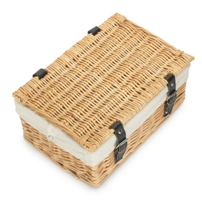 Red Hamper EH189W 36cm Buff Wicker Empty Picnic Basket