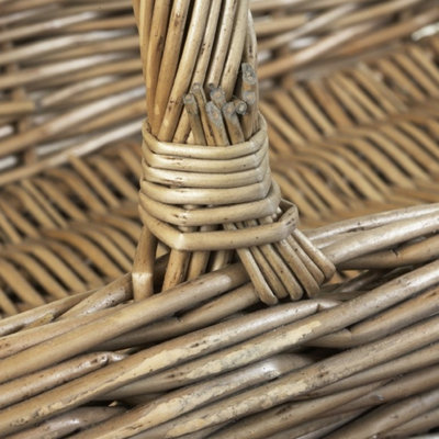 Red Hamper G002 Wicker Set of 2 Kew Design Garden Trugs