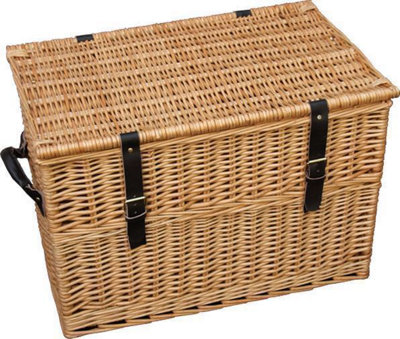 Red Hamper H009/HOME Wicker 72cm Chest Storage Basket