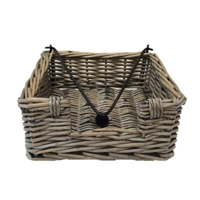 Red Hamper H101 Wicker Antique Wash Napkin Holder
