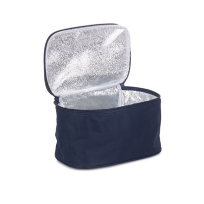 Red Hamper H164 Polyester Small Navy Blue Cooler Bag | DIY at B&Q