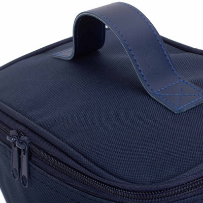 Red Hamper H164 Polyester Small Navy Blue Cooler Bag