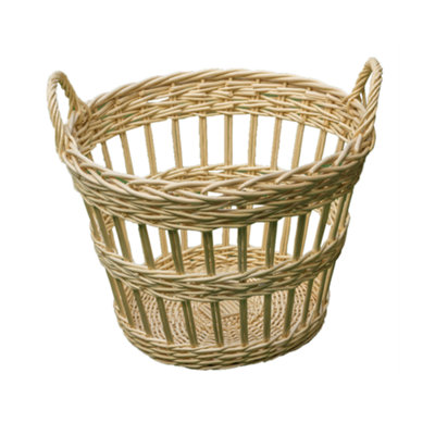 Red Hamper L011/HOME Wicker Lowestoft Log Basket