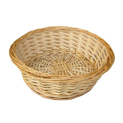 Red Hamper PT033 Wicker Split Willow Round Tray