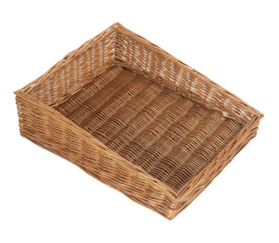 Red Hamper PT043 Wicker Small Flat Display Tray
