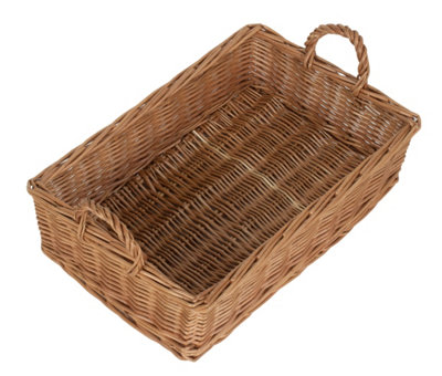 Red Hamper PT066 Wicker Medium Wicker Rectangular Display Basket