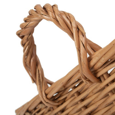 Red Hamper PT066 Wicker Medium Wicker Rectangular Display Basket