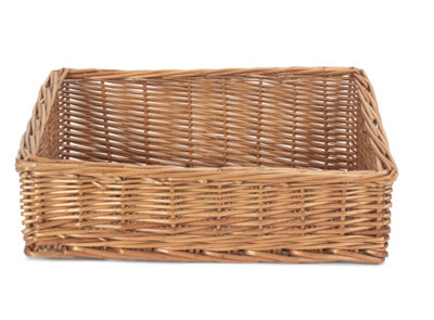 Red Hamper PT093 Wicker Light Steamed Display Tray