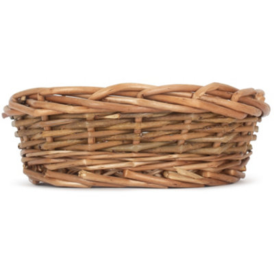 Red Hamper PT105 Wicker Small Unpeeled Willow Round Tray