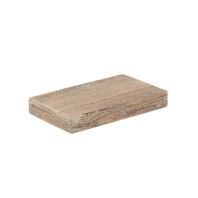 Red Hamper PT156 Wood Medium Shallow Wooden Plinth Tray