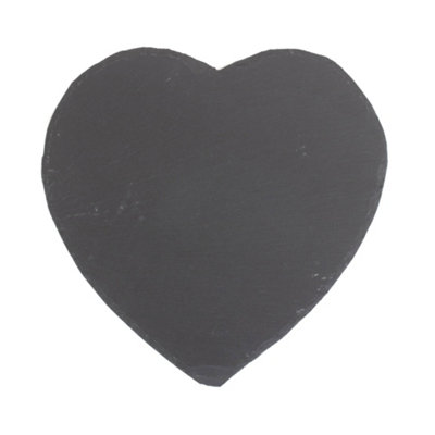 Red Hamper SL005 Slate Heart-Shaped Slate Cheese Board