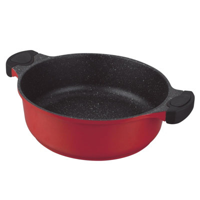 Red Moroccan Tagine Pot Non Stick Aluminium Induction Casserole Baking ...