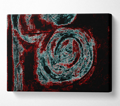 Red n Blue Mayhem Canvas Print Wall Art - Extra Large 32 x 48 Inches ...