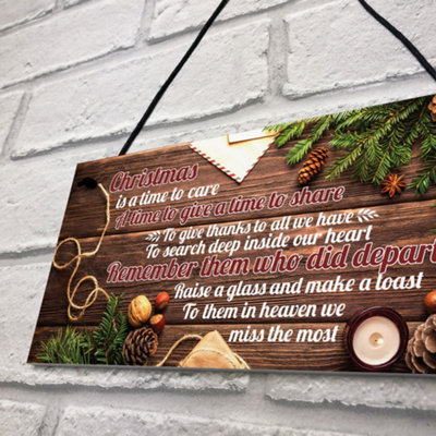 Red Ocean Christmas Memorial Tree Decoration Hanging Bauble ...